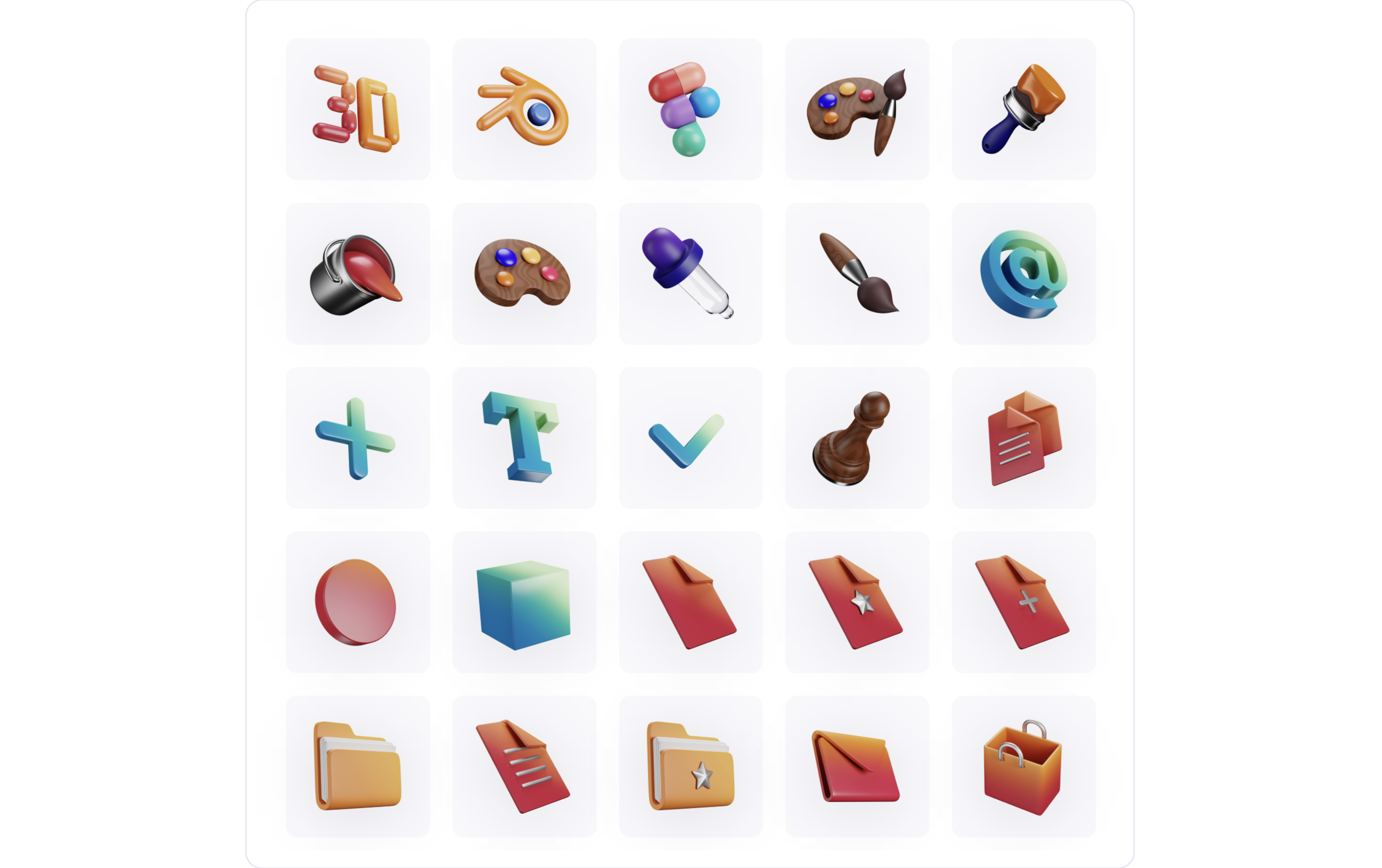 Open Source 3dicons Library Case Study And Free Downloads Smashing