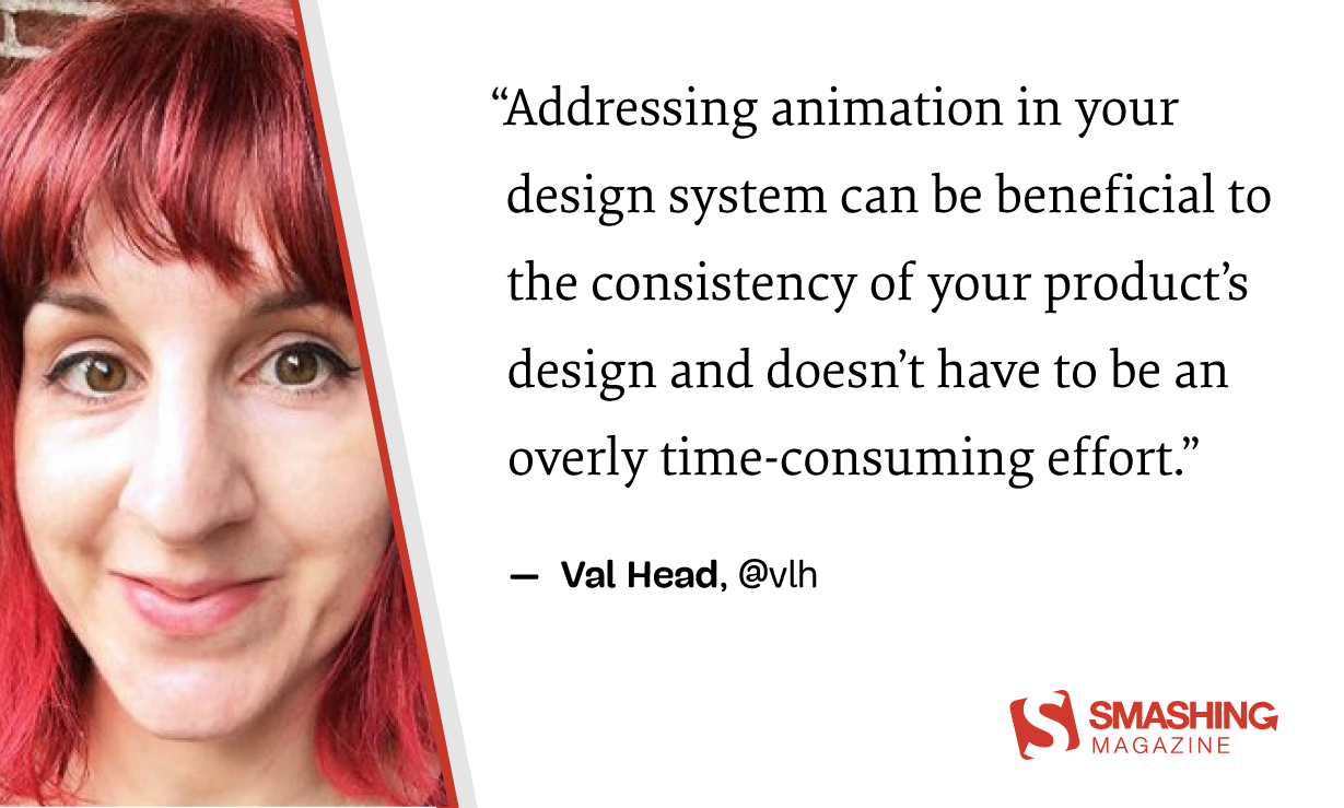 Including Animation In Your Design System — Smashing Magazine 