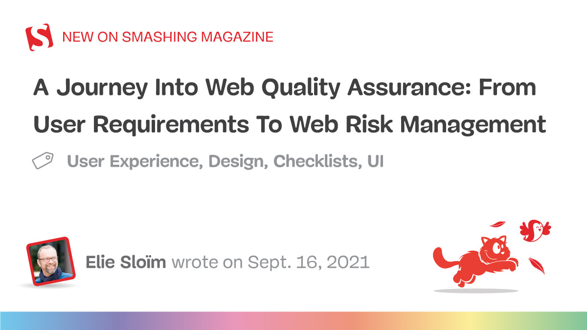 Web Quality Assurance: From User Requirements To Web Risk Management ...